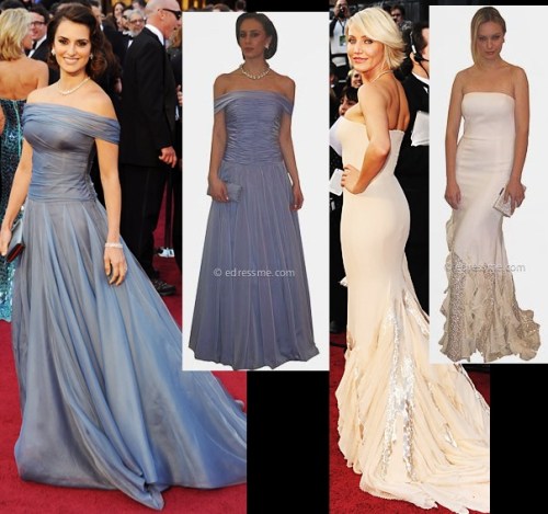 Luxury Look-Alikes For Less: Penelope Cruz & Cameron Diaz’s Oscar Gowns ...