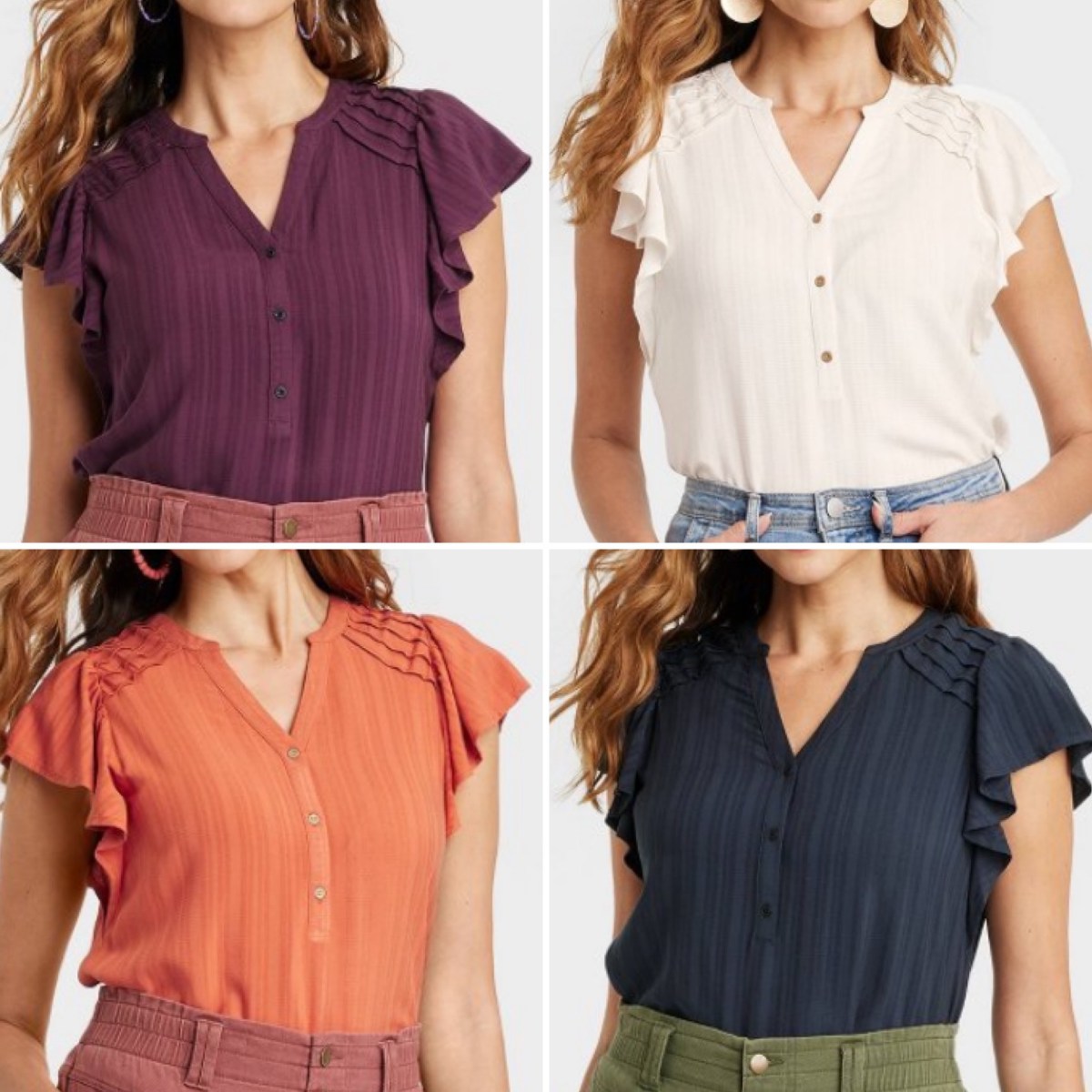 SHOP NOW!: More Flutter Sleeve Blouses for Fall! | Style Darling Daily